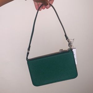 Coach | Bags | Coach Small Pouch Crossgrain Leather Shoulder Bag | Poshmark